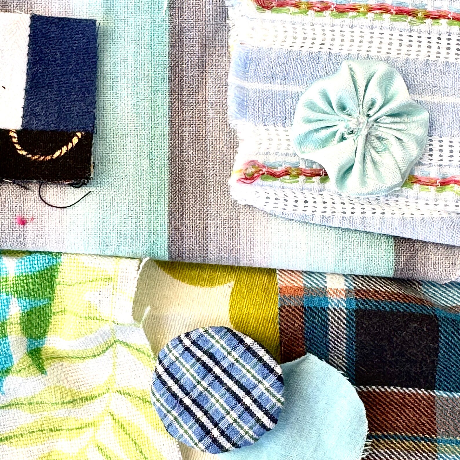 Ocean Inspired Complete Slow Stich Kit for Beginner DIY Sailing Fabric ...