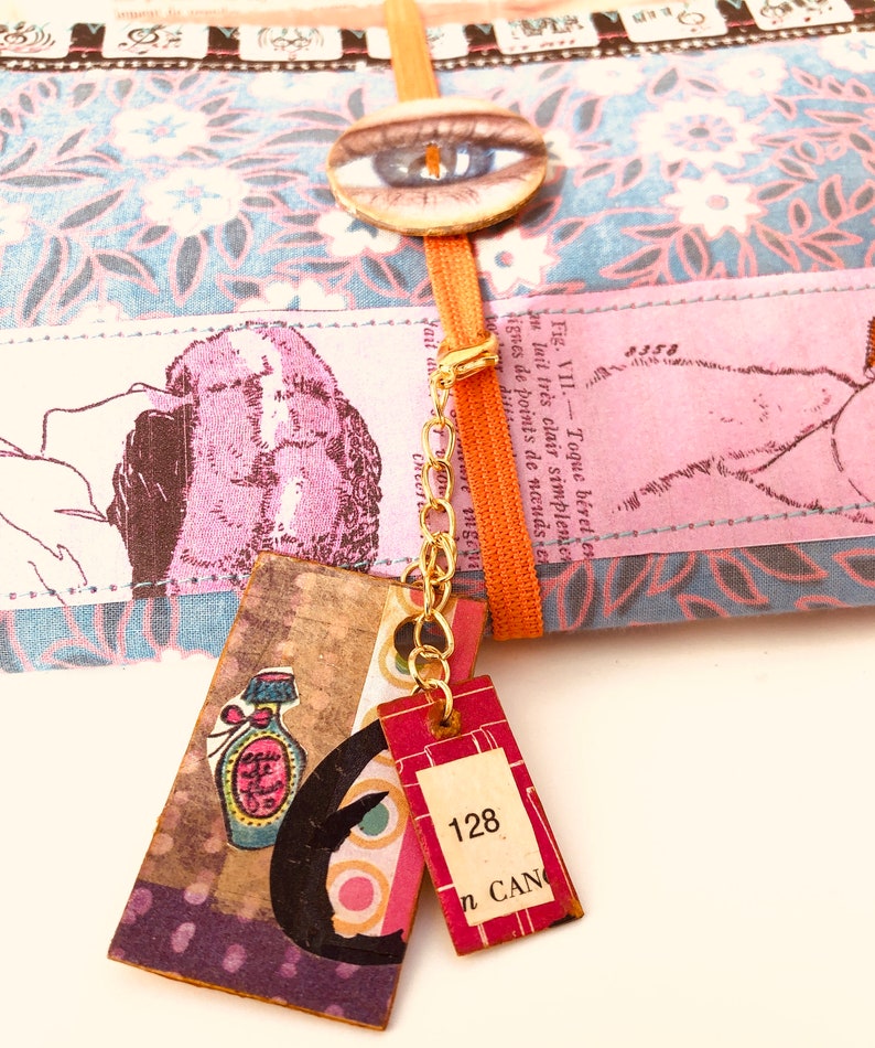 Junk Journal Charms Ephemera embellishments for Notebook Spine Dangling ...