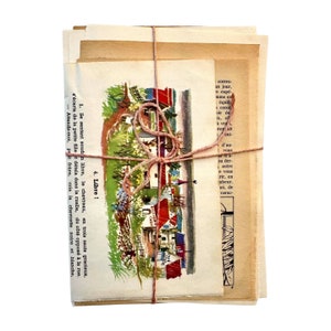 Book Club Decor Book Party Decoration | Vintage French Book Page Bundle ...