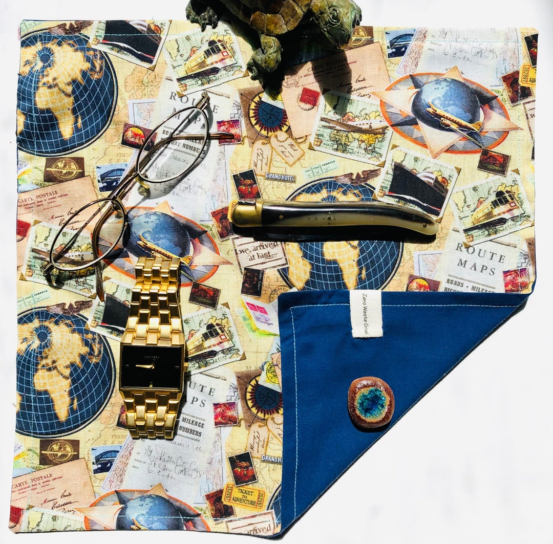 Quality Hank for World Travel Lover Soft Hanky Gift for Him ...