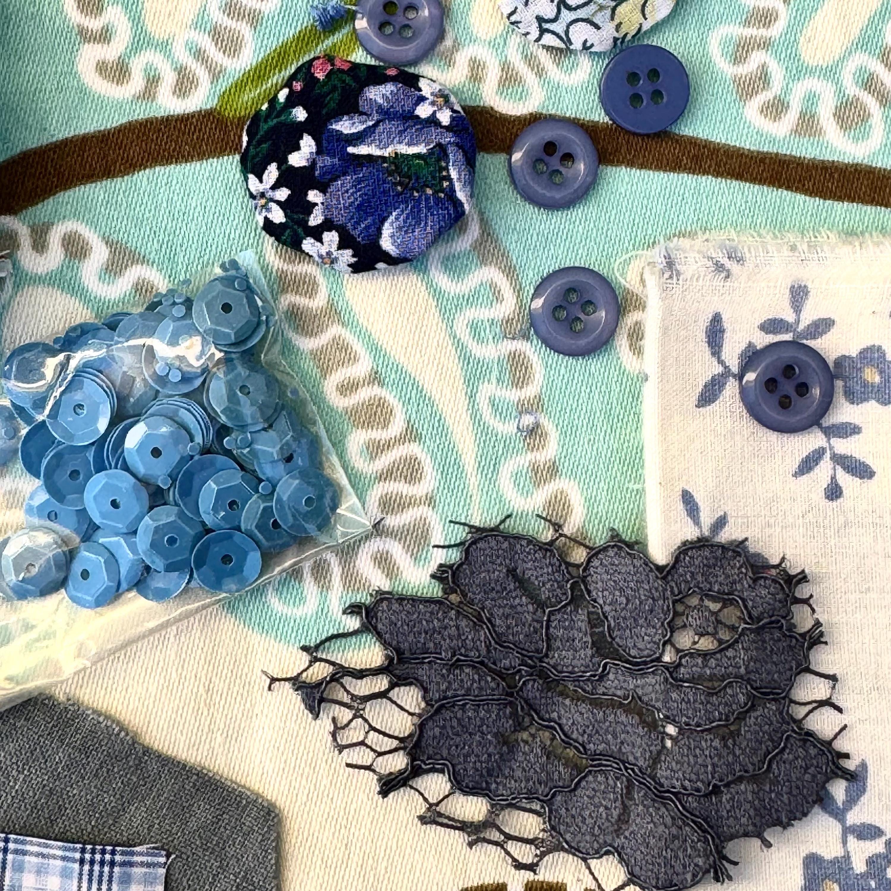 Ocean Inspired Complete Slow Stich Kit for Beginner DIY Sailing Fabric ...