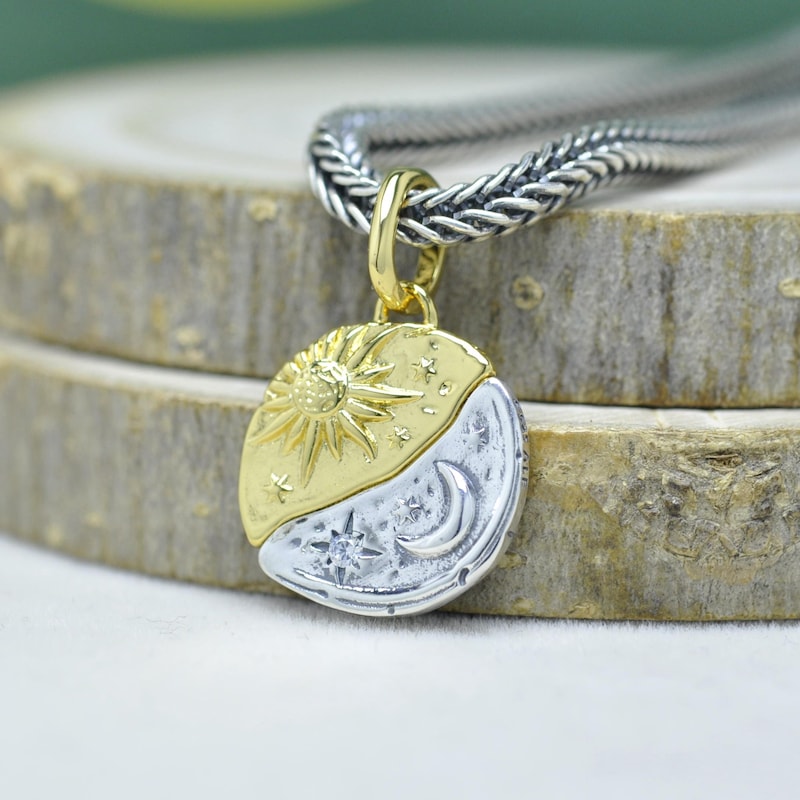 Gold Medallion Charm - Etsy