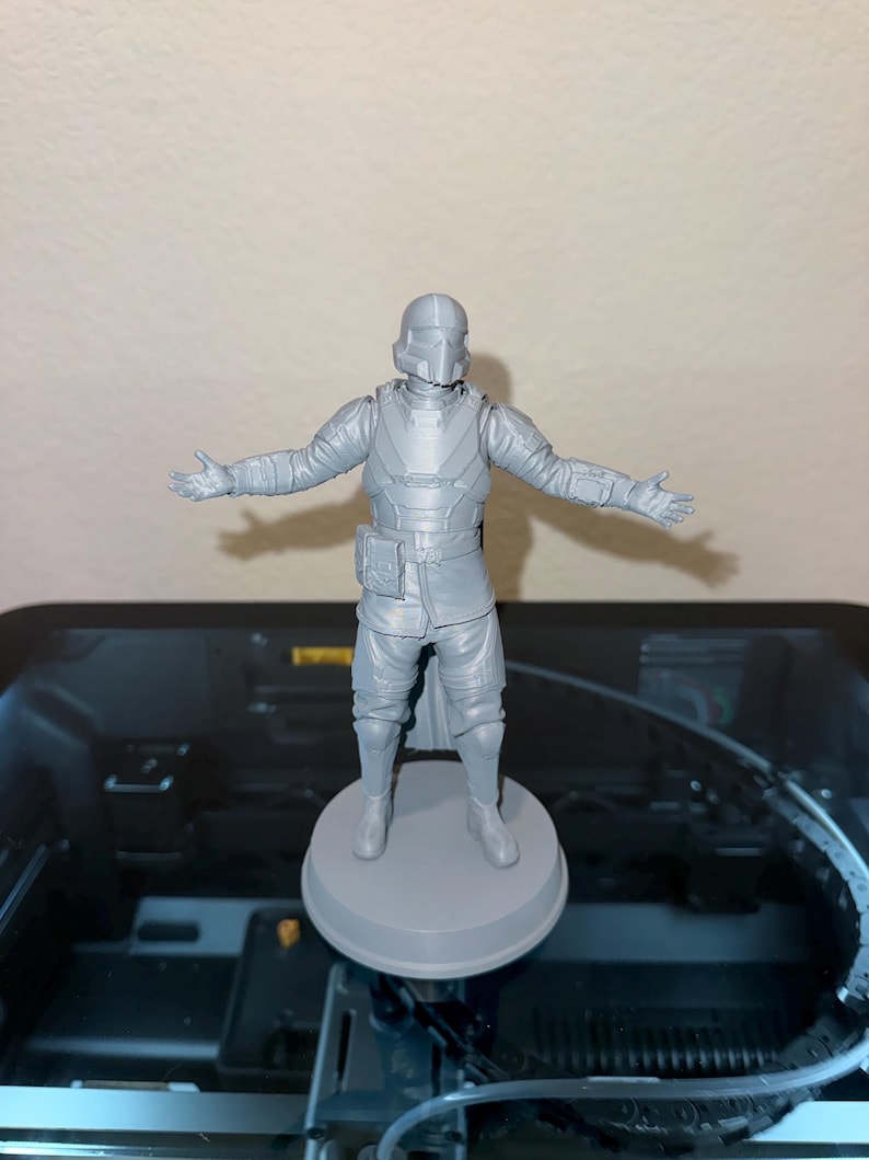 Helldivers 2 Statue | 3D Printed Sci-fi Collectible Figure - Etsy