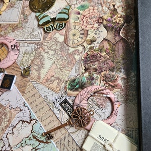 Maps Shadow Box - Etsy