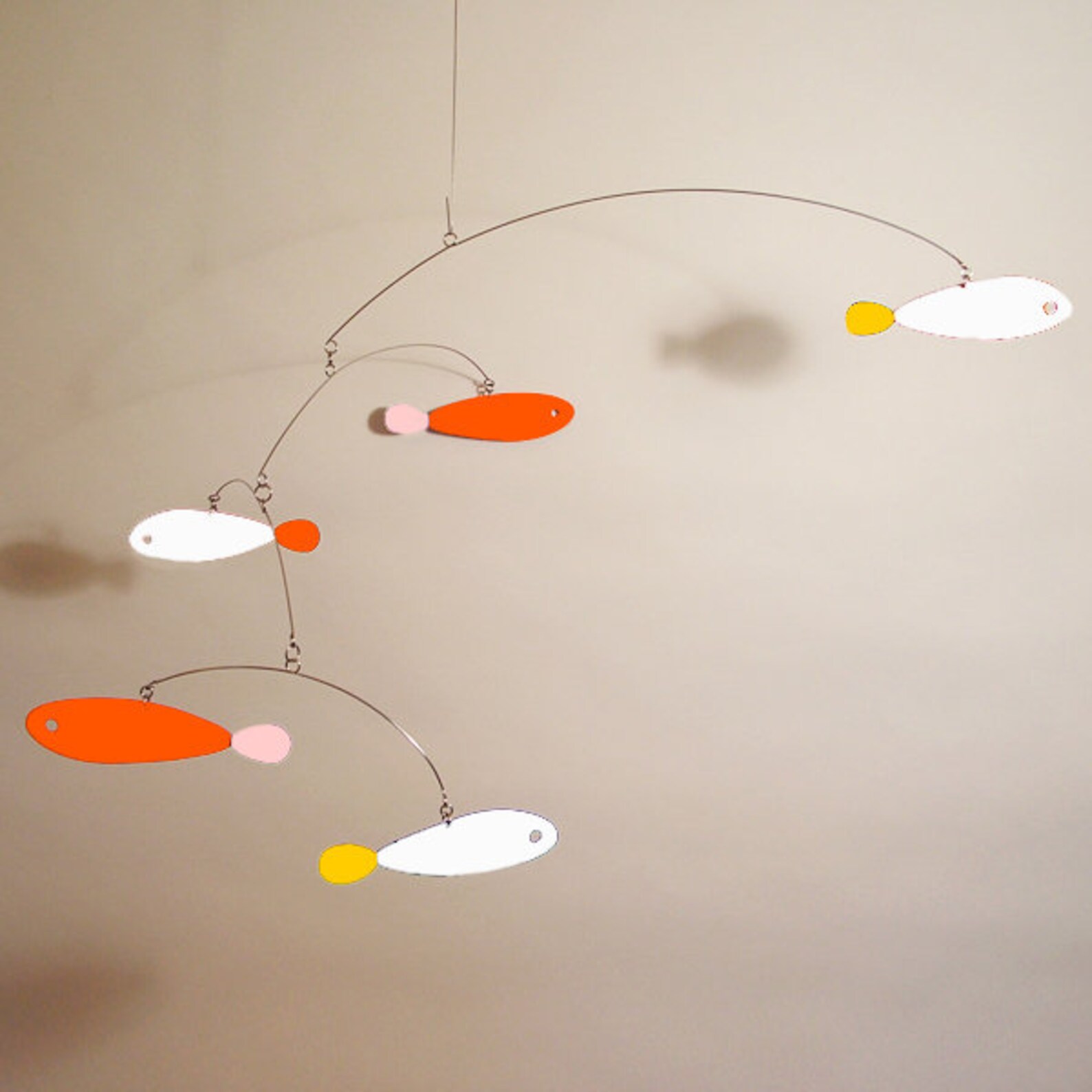 Modern Hanging FISH Art Sculpture Bluefish S Mobile Nursery - Etsy