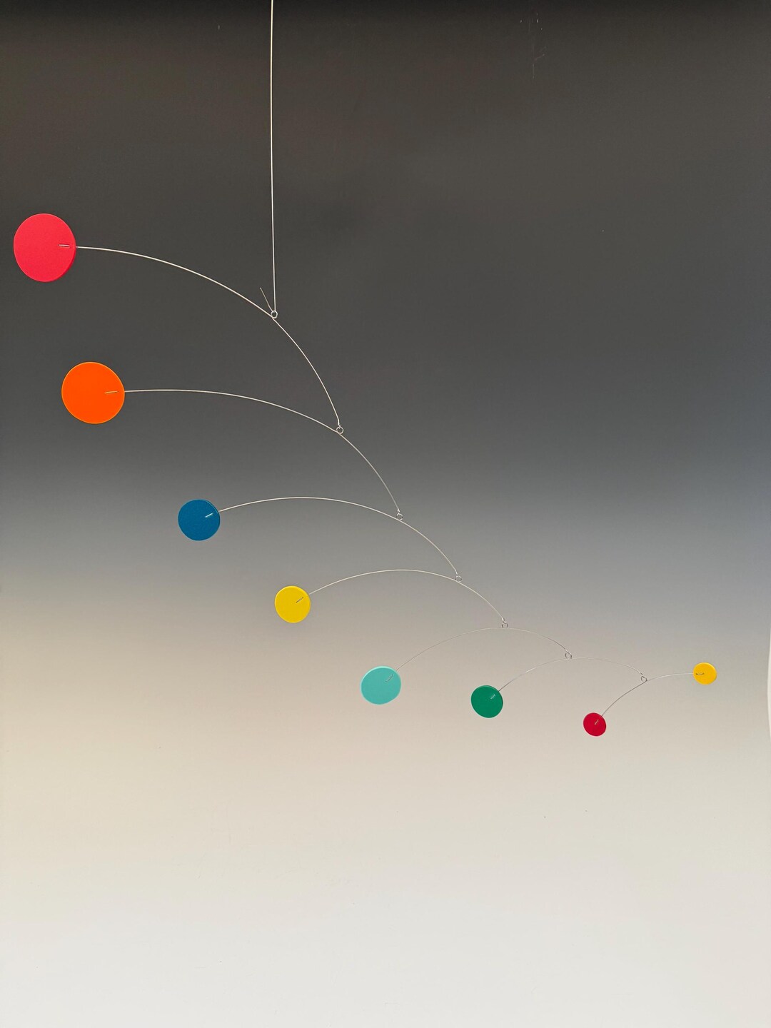 Modern Art Mobile Hanging Home Decor 25"w X 18”h Sculpture Nursery ...