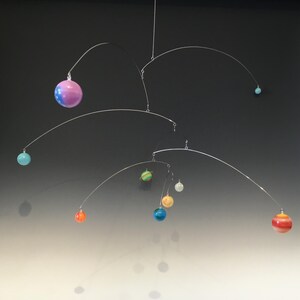 9 Planets Mobile W/spinners Hanging Art Sculpture Kids Home Decor ...