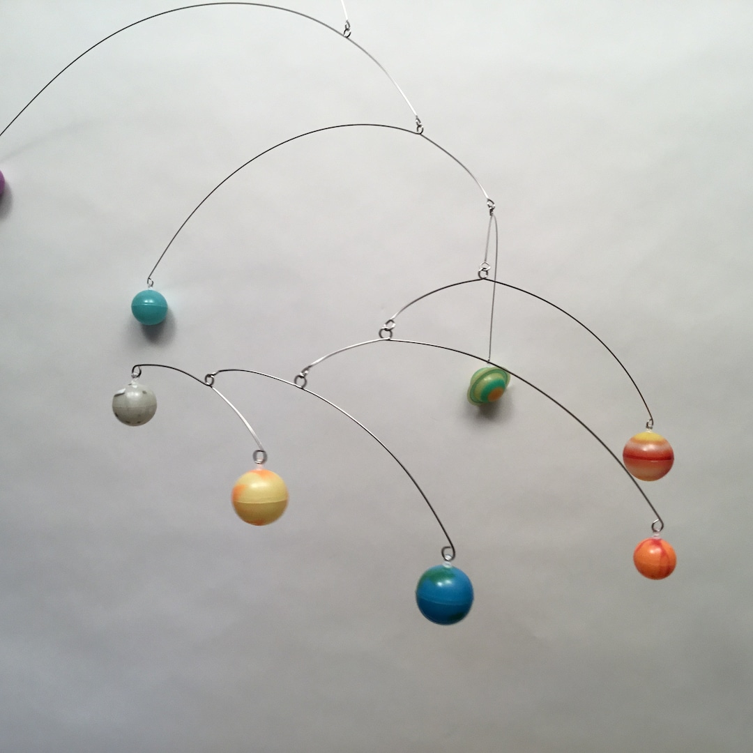 8 Planets Science Mobile That Glows in the Dark Modern Art - Etsy