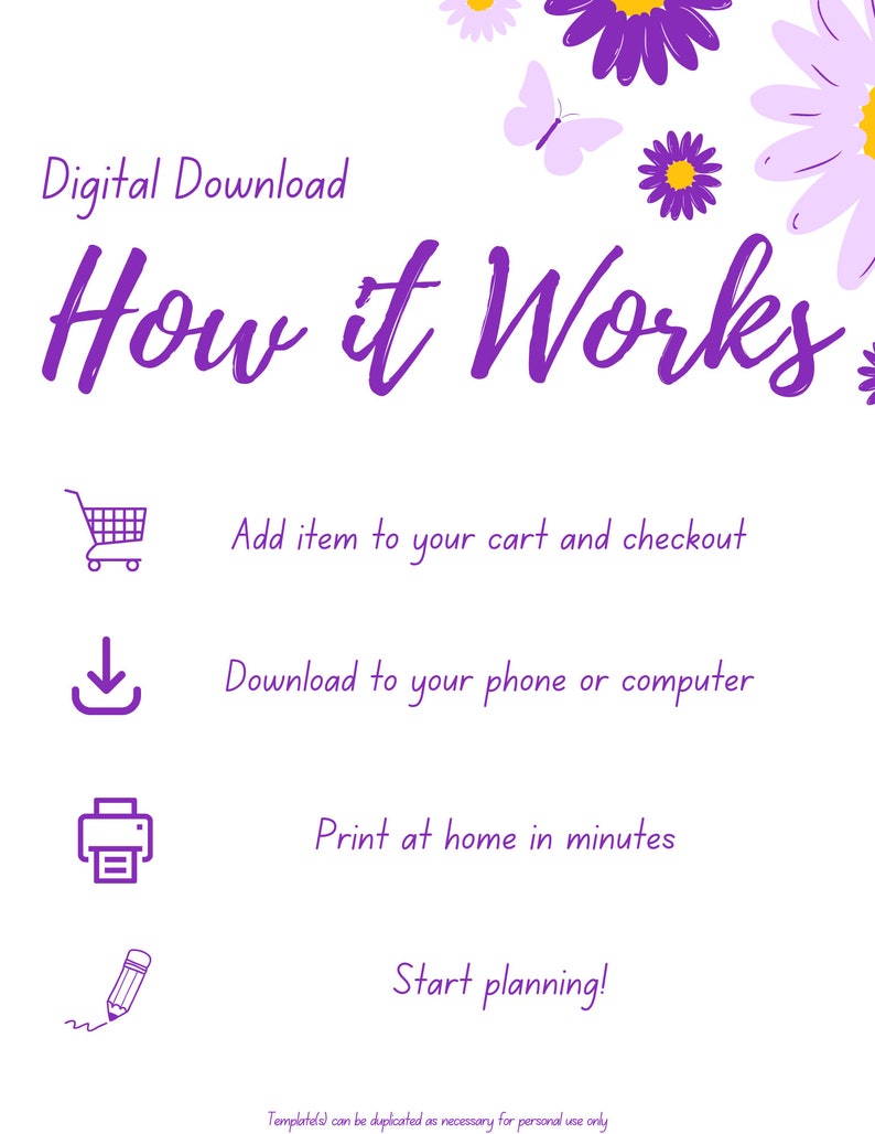 2024 2025 Monthly Printable Planning Calendar - Etsy