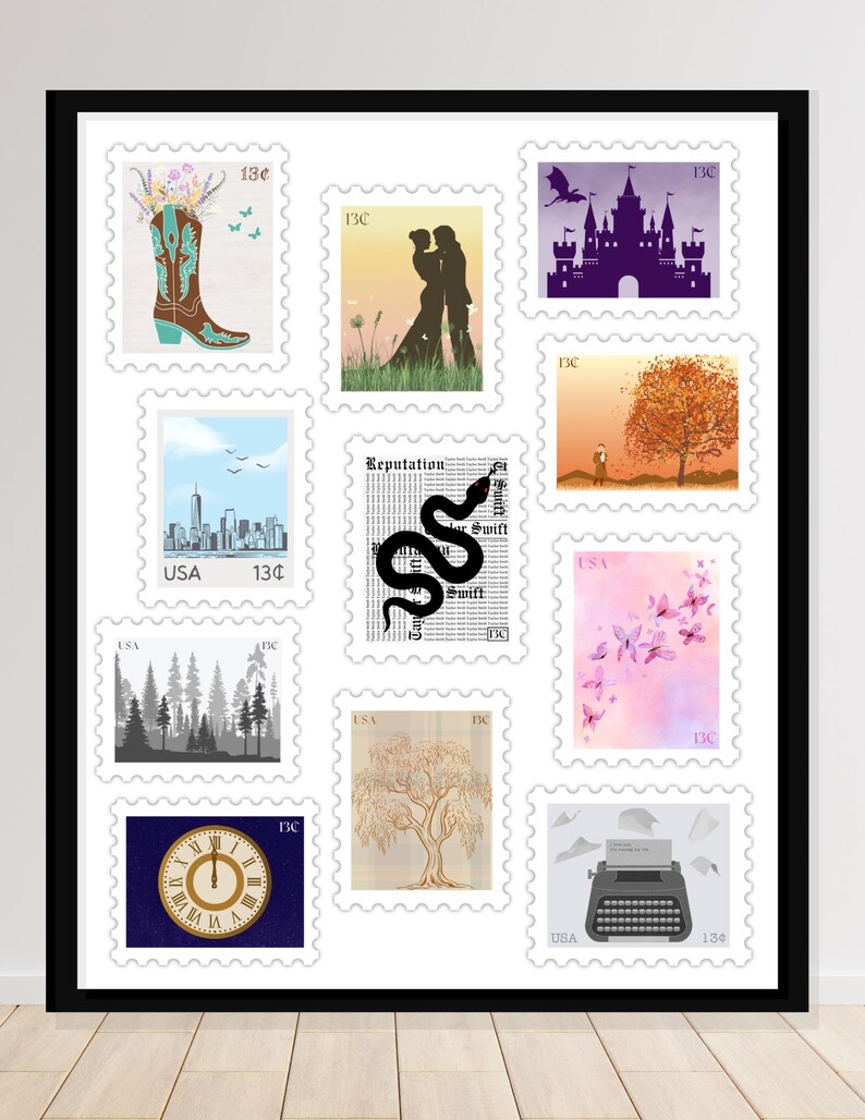 Eras Stamp 8x10 Poster (pack of 12) - Etsy