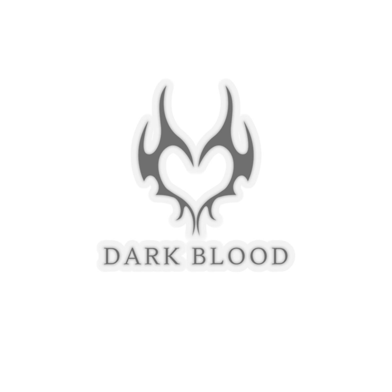Enhypen Dark Blood Heart Kiss - Cut Decal Stickers - Edgy Tattoo ...