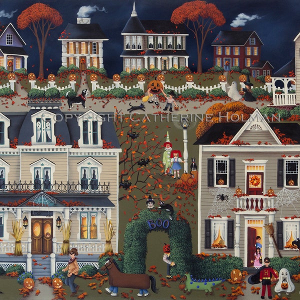 Halloween Folk Art - Etsy