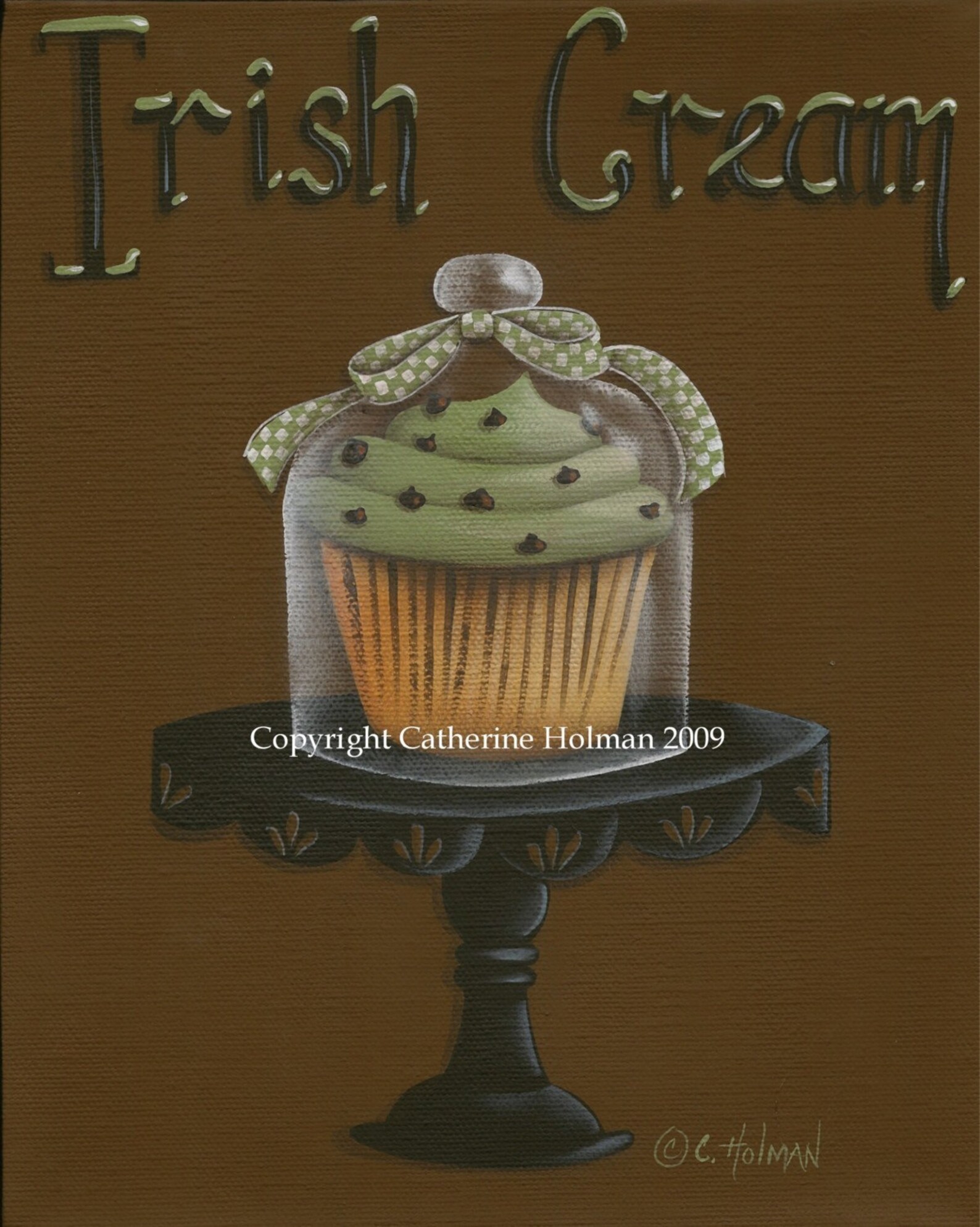 Cupcake Art Print Irish Cream - Etsy
