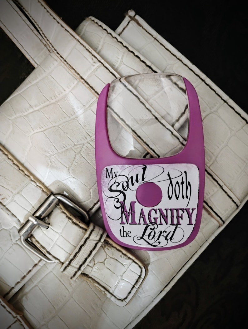 Magnify the Lord Magnifier Light / Pocket/purse Size Mini Magnifying ...
