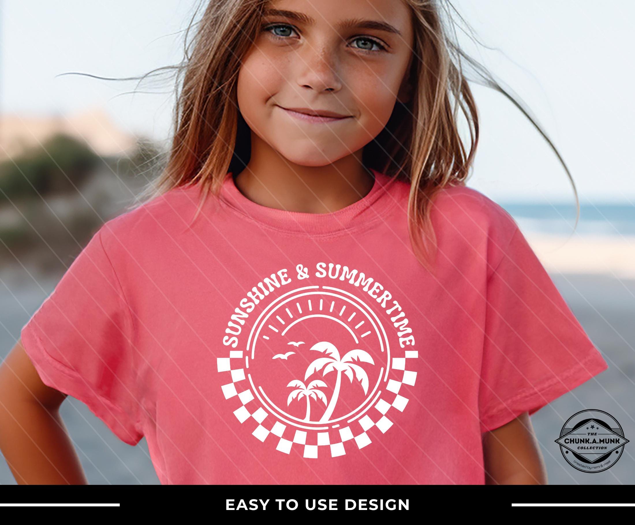 Sunshine and Summertime | Summer SVG | Palm Tree | Toddler SVG | Shirt ...