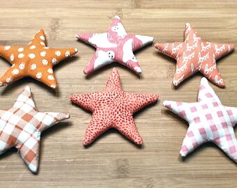 Whimsical Halloween Stars: Set of 6 Handmade Fall Embellishments - Etsy