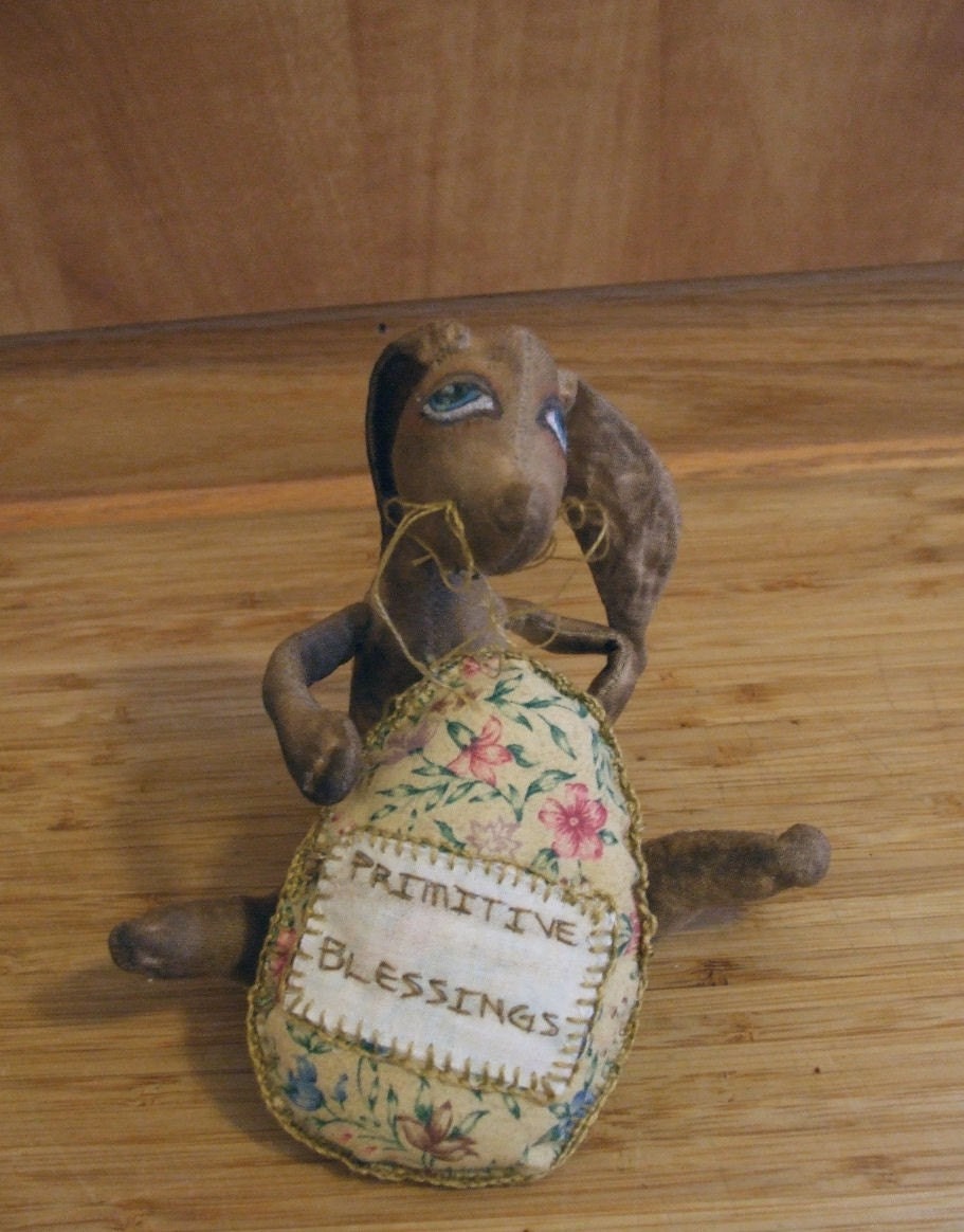 Easter Bunny Sewing Pattern / Primitive Easter Rabbit / Easter | Etsy