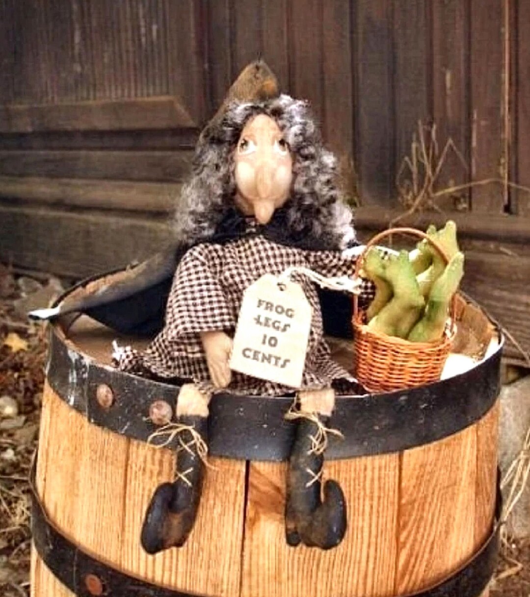 Create Your Own Witch With Frog Legs - Halloween Sewing PDF Pattern - Etsy