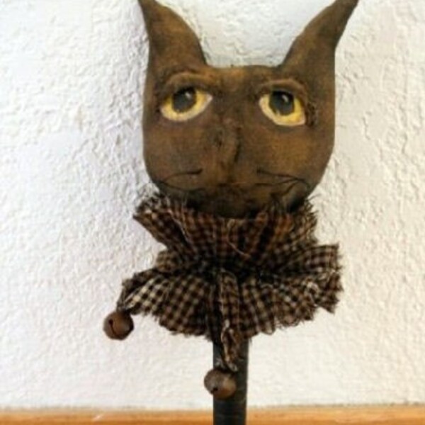 Primitive Cat - Etsy