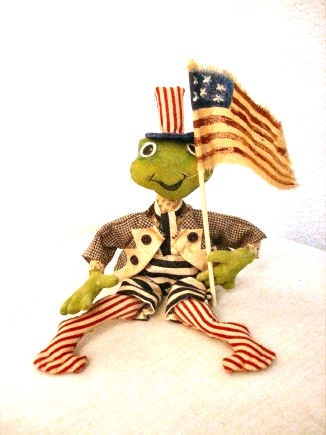DIY Uncle Sam Frog Pattern - July 4th Sewing Project - Instant PDF ...