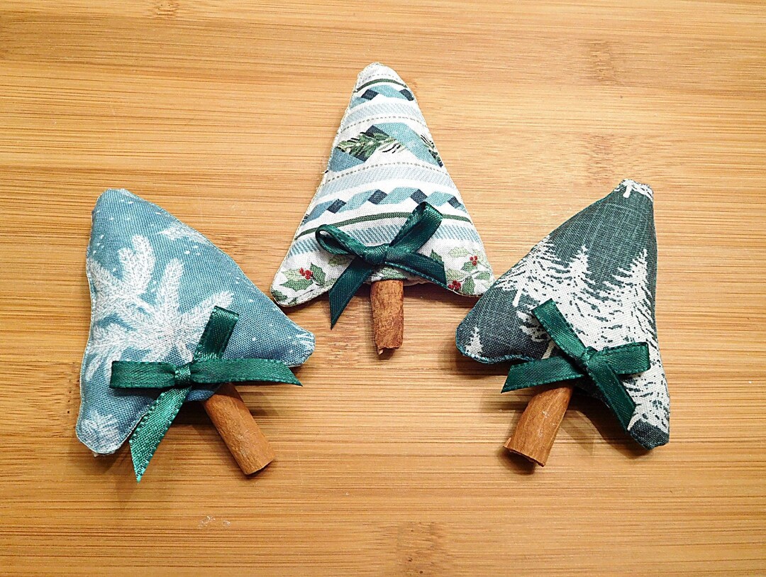 Rustic Yuletide Decor 3 Handmade Christmas Trees, Unique Reindeer ...