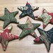 Festive Christmas Stars Set - Handmade Winter Ornaments for Winter ...