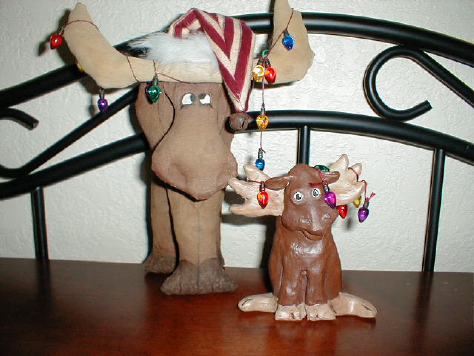 DIY Christmas Moose Sewing Pattern - Primitive Mooseltoe for Home Decor ...