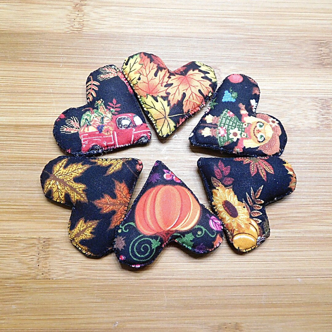 Assorted Fall Ornament Set, Handmade Thanksgiving Decorations, Wreath ...