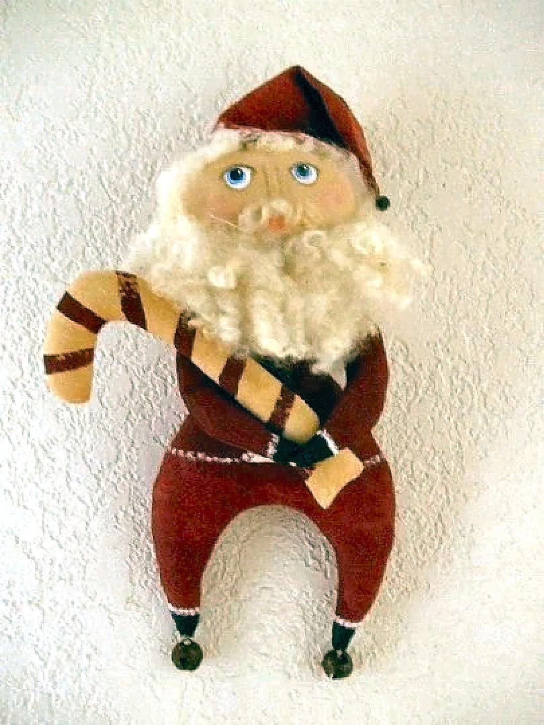 Rustic Santa Claus Christmas Ornament DIY Pattern - Instant Download - Etsy
