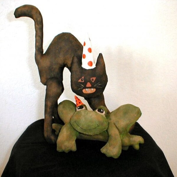 Primitive Frog Pattern - Etsy