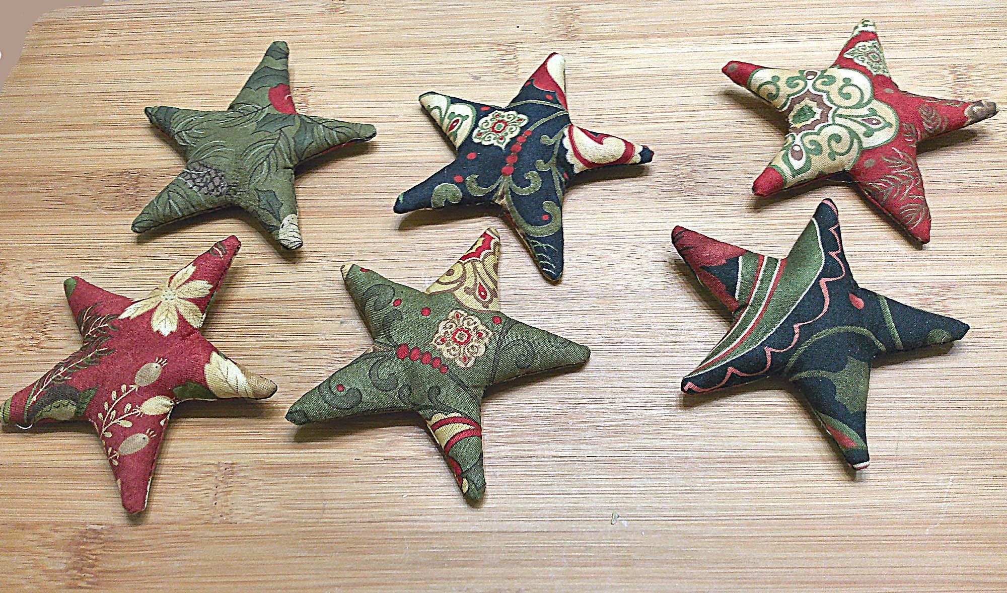 Festive Christmas Stars Set - Handmade Winter Ornaments for Winter ...