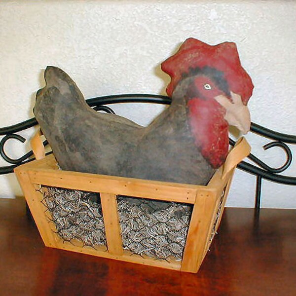 Primitive Rooster - Etsy