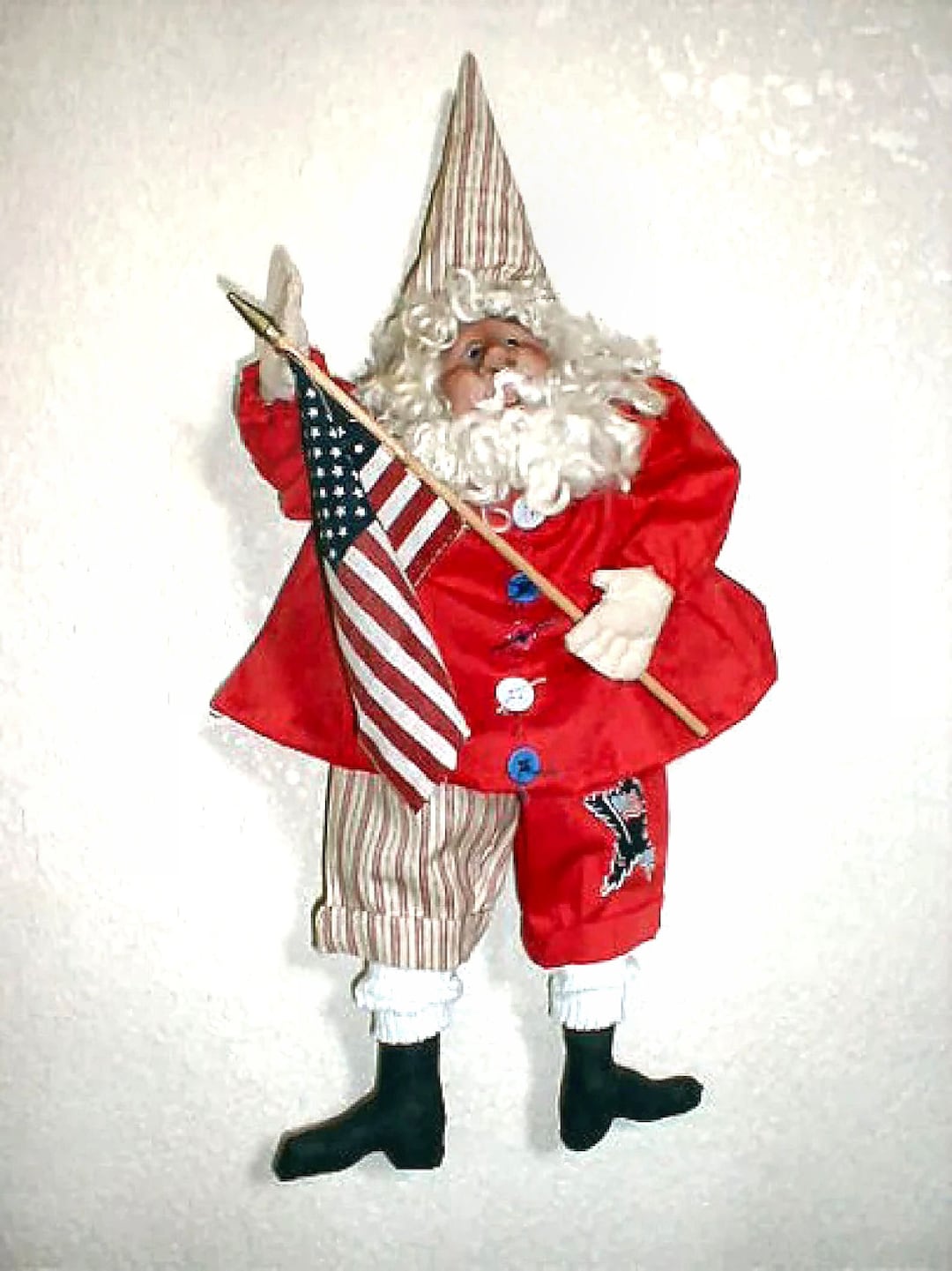 Uncle Sam Santa Doll Sewing Pattern, Door Hanger Pattern, Americana ...