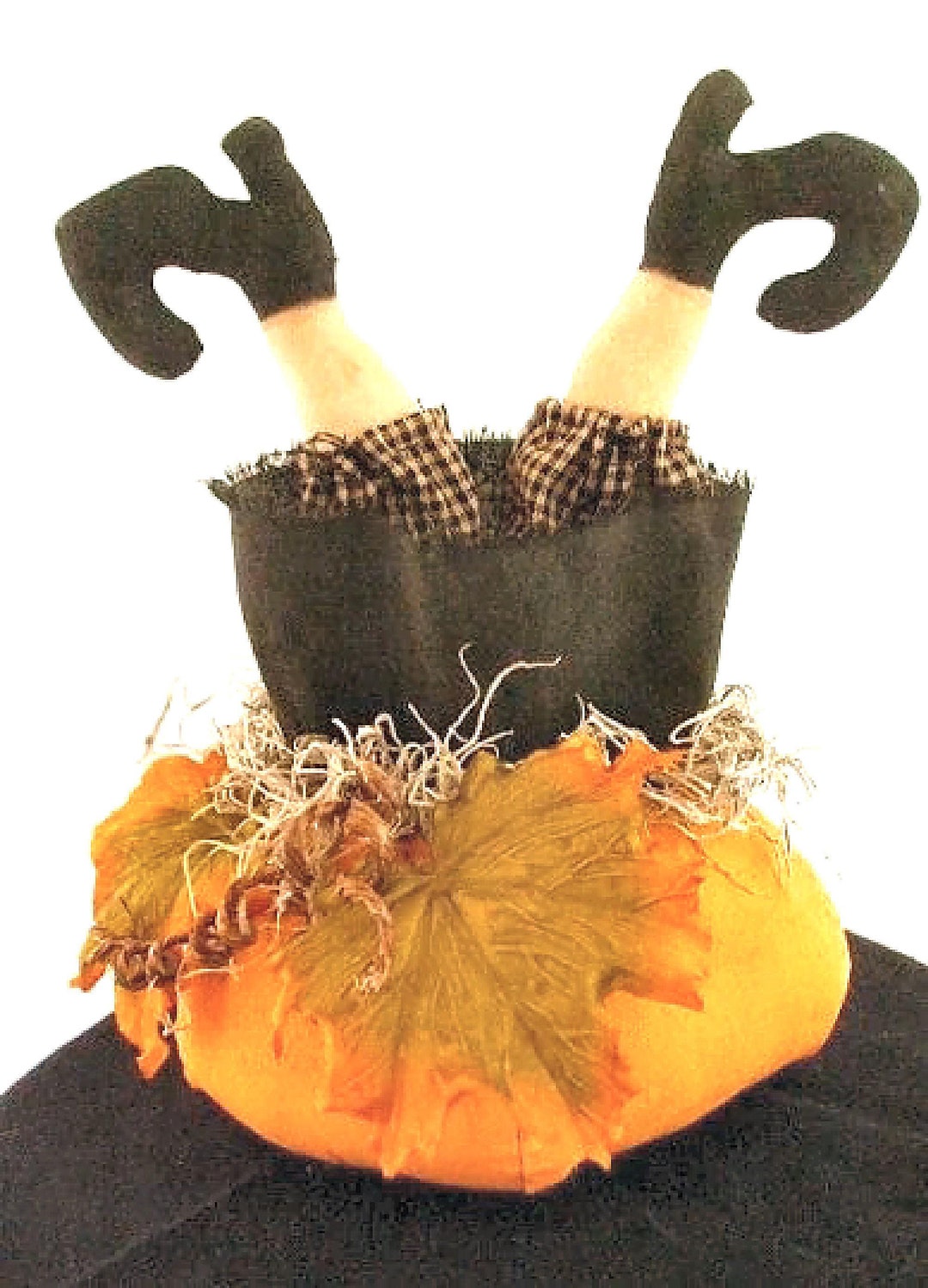 Spooky DIY: Halloween Witch Legs & Pumpkin Sewing Patterns, Instant ...