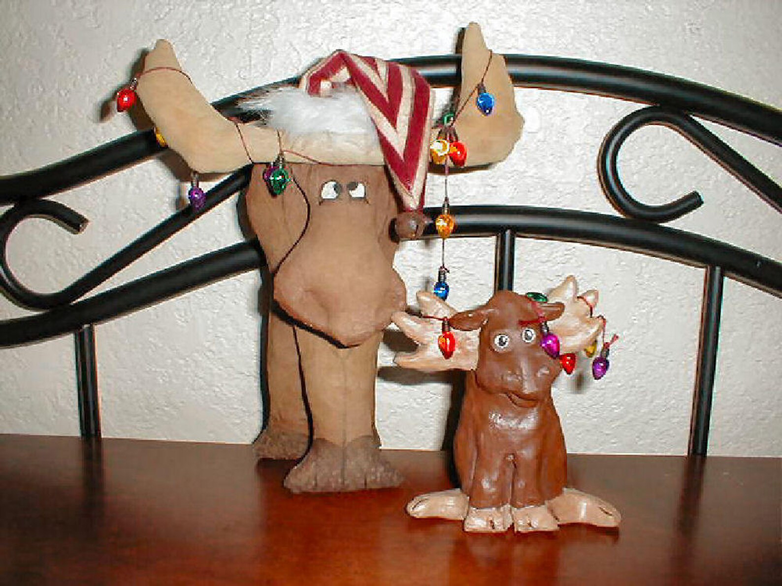 DIY Christmas Moose Sewing Pattern - Primitive Mooseltoe for Home Decor ...