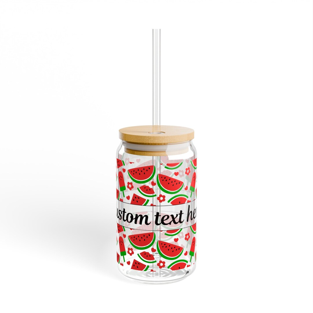 Summer, Watermelon, Sipper Glass, for Her, for Him, Mama Gifts, for ...