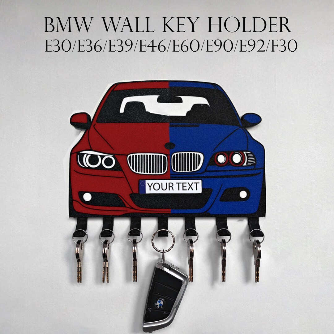BMW Key Holder BMW: E30,E36,E38,E39,E46,E60,Е90,Е92,F30,M4F82. Wall ...