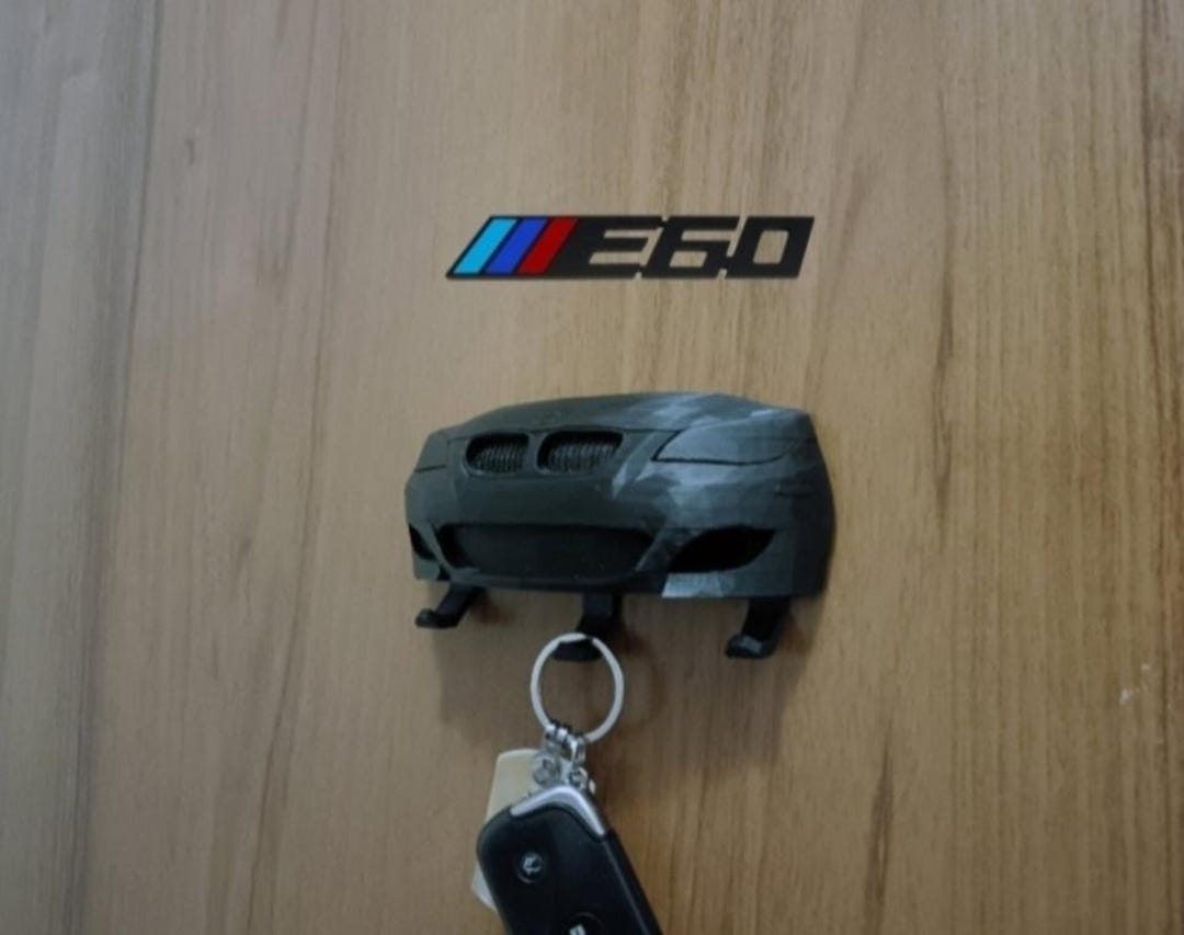 BMW E60 Key Hanger- Wall Mount, Black | Stylish Organizer for Car ...