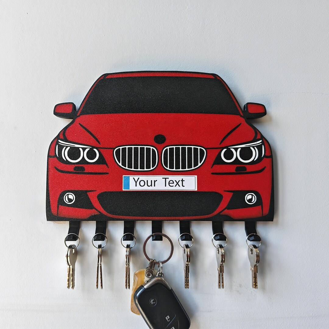 BMW E60 Key Holder-hanger-key Rack-keychain-custom Color Personalized ...