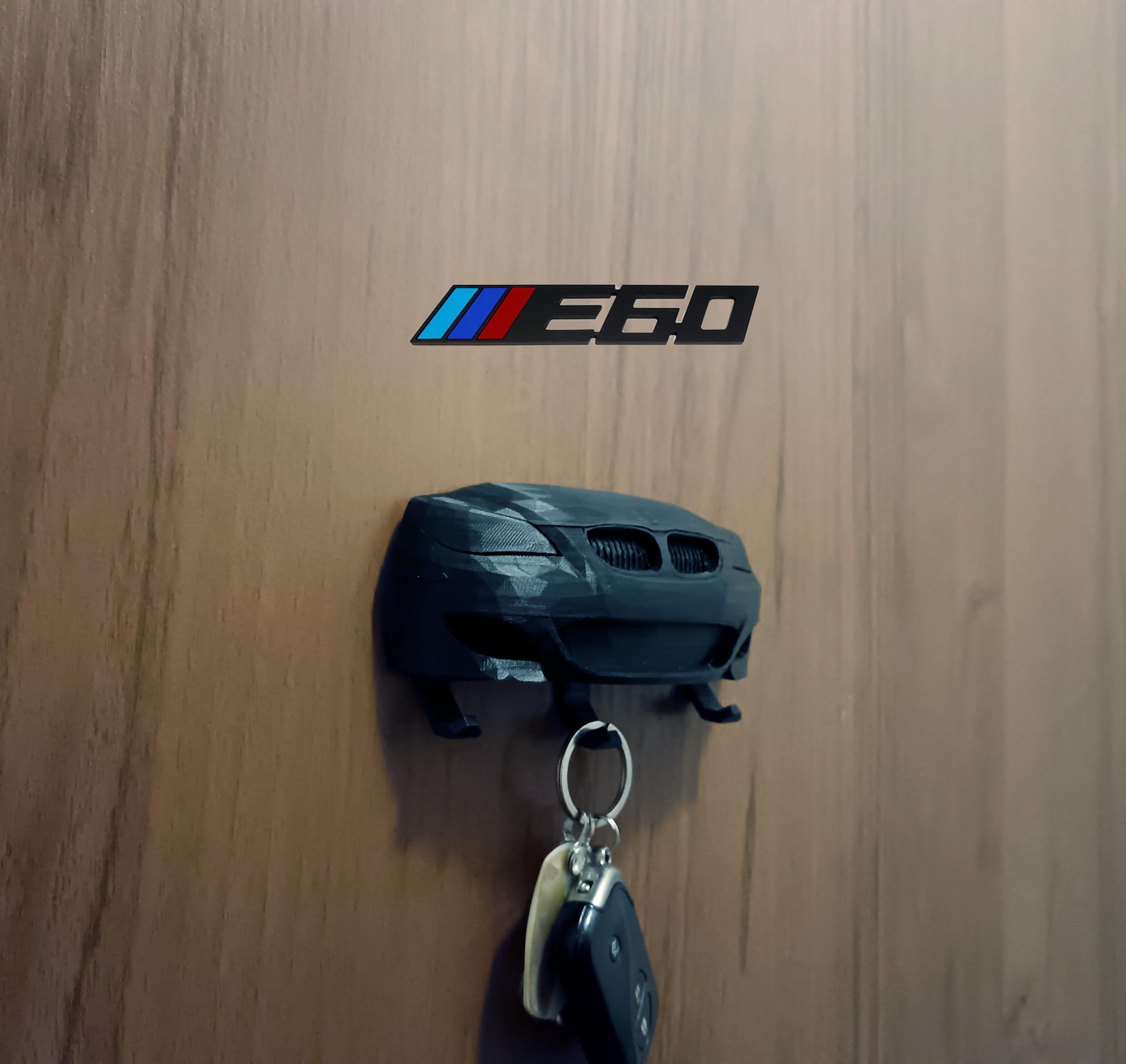 BMW E60 Key Hanger- Wall Mount, Black | Stylish Organizer for Car ...