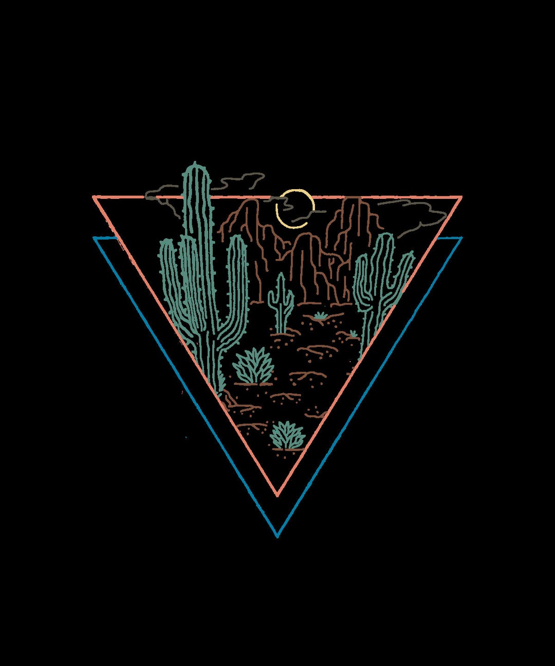 Western Landscape PNG - Etsy