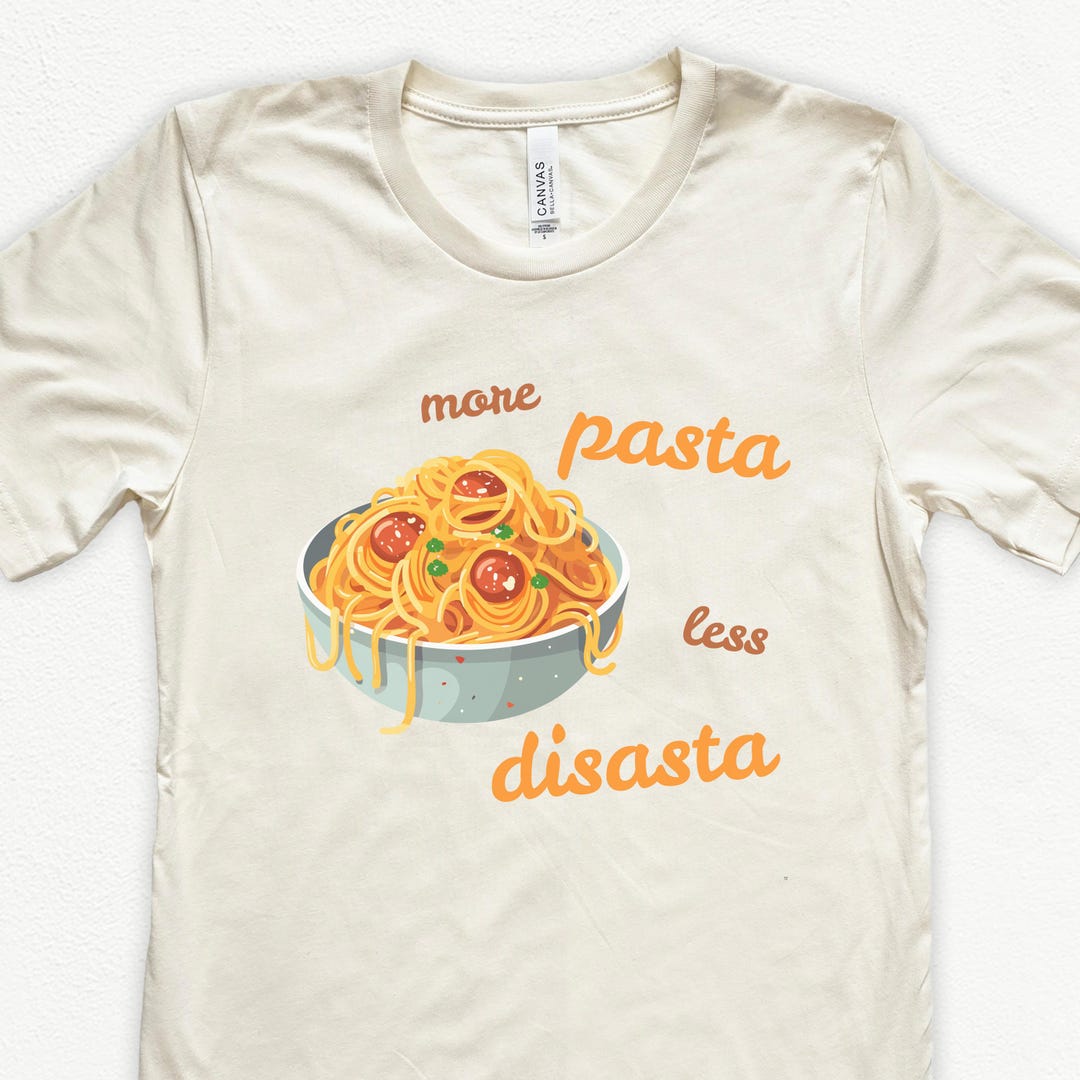 Pasta Bowl Tee, Funny Food Shirt, Italian Food Lover Gift, Cooking ...