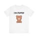 I'm Stuffed T-shirt Design, for Teddy Bear Lovers, Funny Joke, Men ...