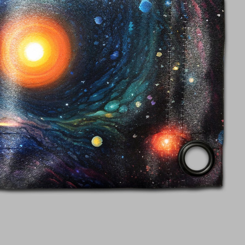 Psychedelic Universe Tapestry, Luminous Starry Sky Wall Decor ...