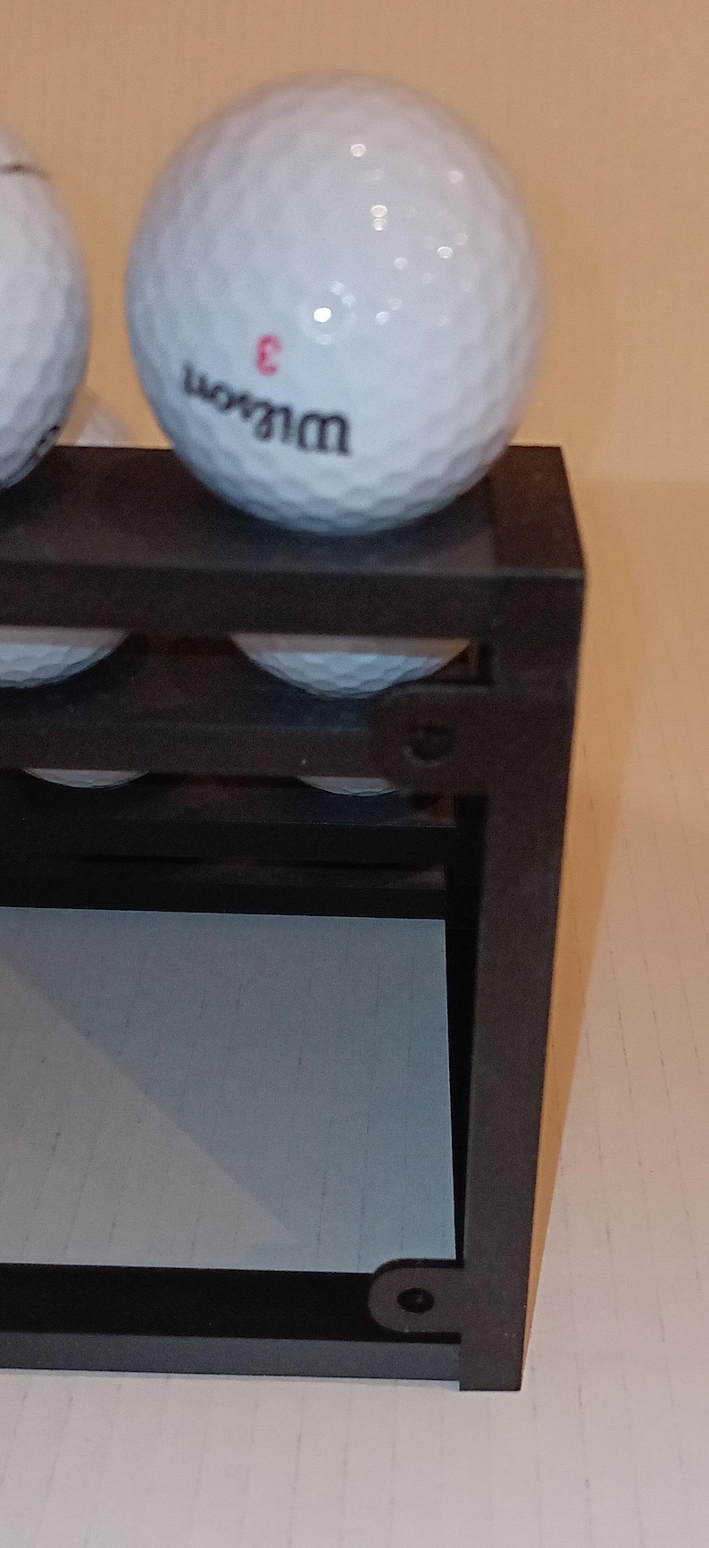16 Golf Ball Display Stand. Table or Wall Mount. (balls Pictured Not ...