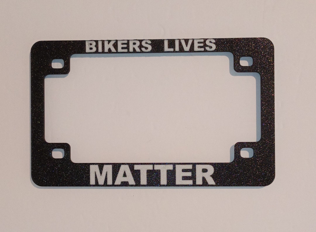 Motorcycle License Plate Frame. 