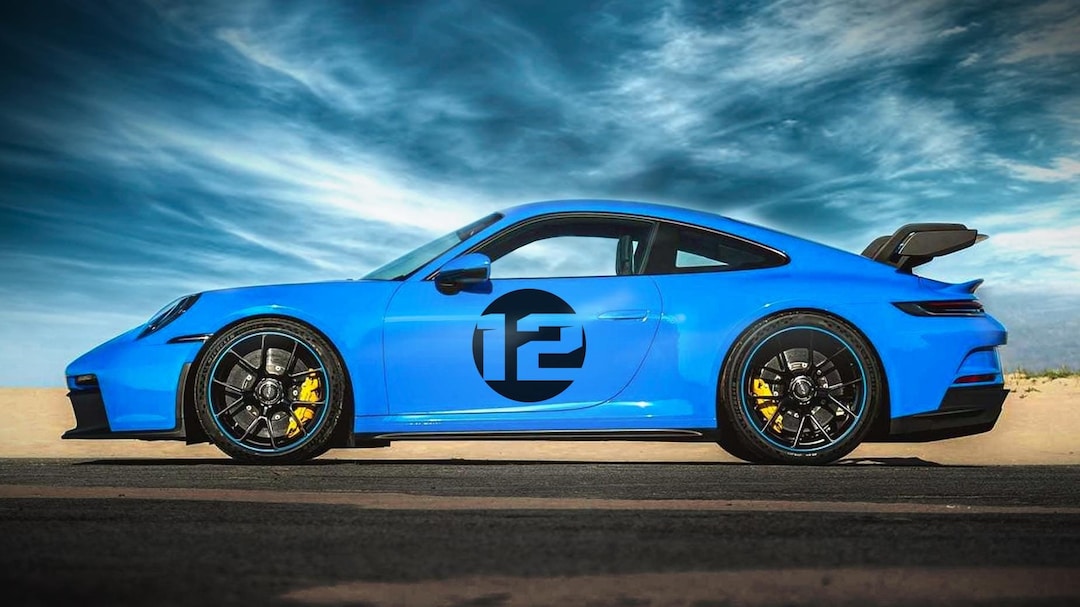 Round Racing Number Plates for the Track or Autocross - Etsy