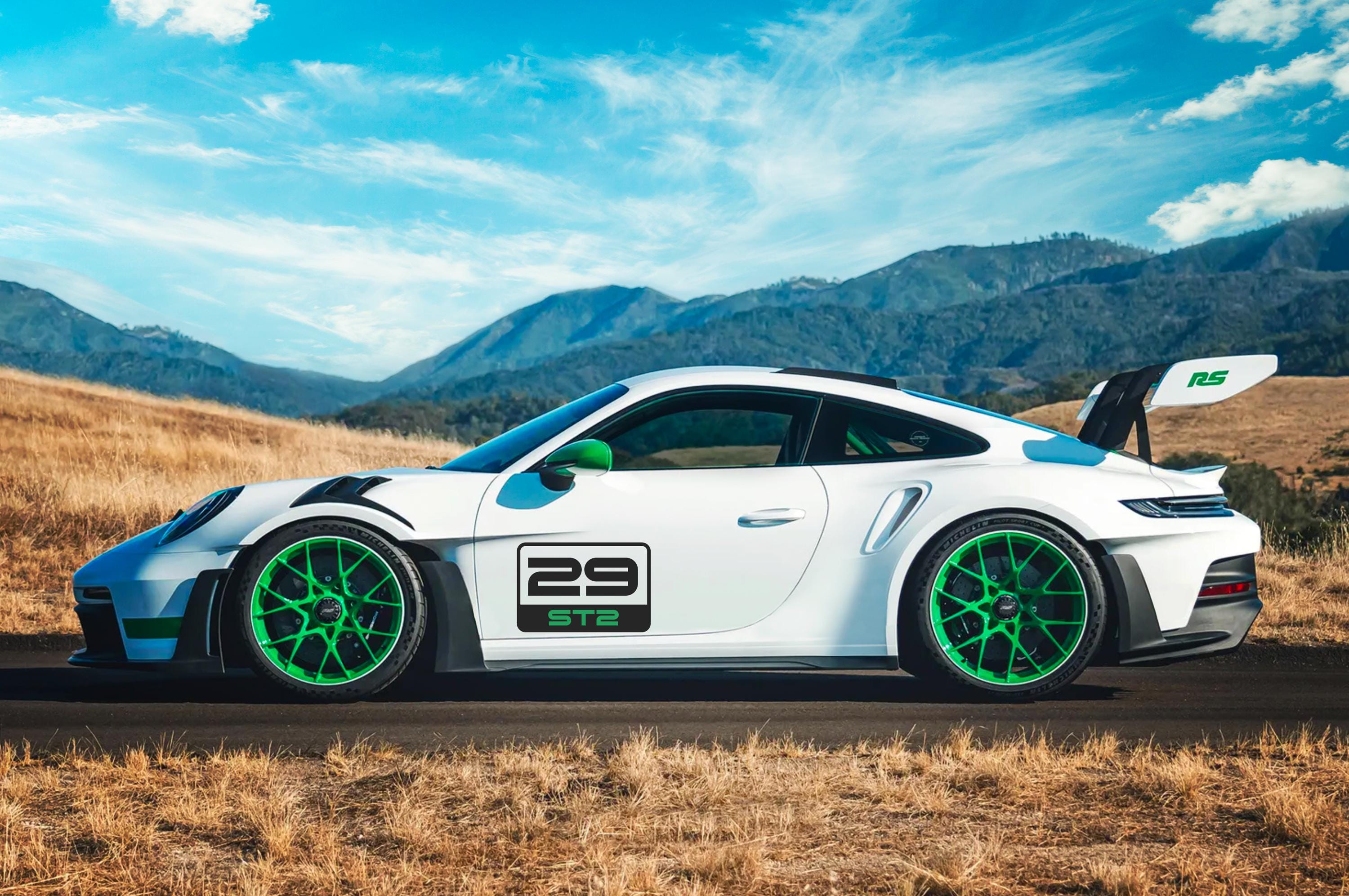 Vinyl Racing Numbers: Custom Track Day Decal Sticker (2 Number Plates ...