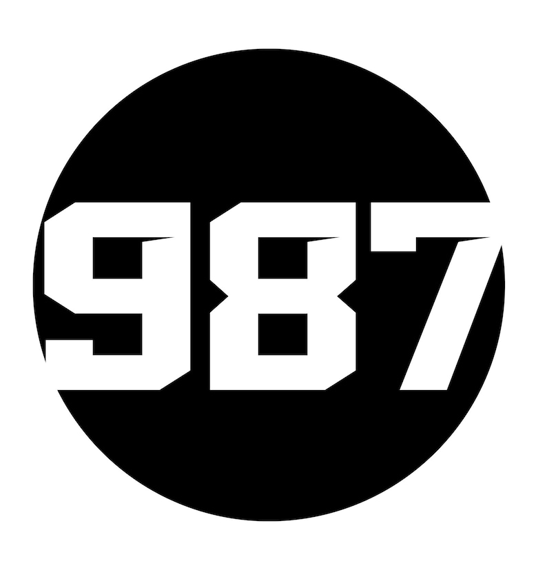 Round Racing Number Plates – Vinyl Sticker Decals, Track Day Numbers ...