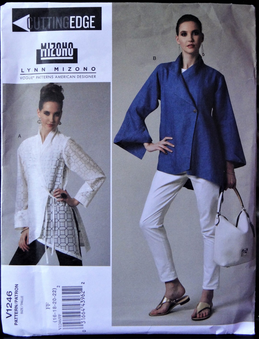 Vogue 1246 - American Designer Lynn Mizono - Easy Misses' Shirt FF ...